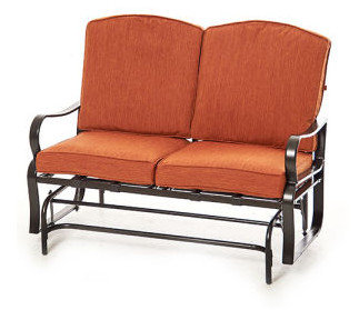 3PC Outdoor Garden Patio Bistro Set Steel Patio Deep Seating Rocking Chair Bistro Set