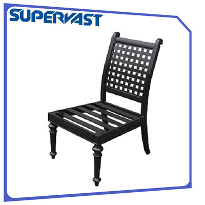 Outdoor Furniture Cast Steel Patio Dining Cafe Table And Chairs With Armrest Optional