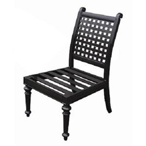 Outdoor Furniture Cast Steel Patio Dining Cafe Table And Chairs With Armrest Optional