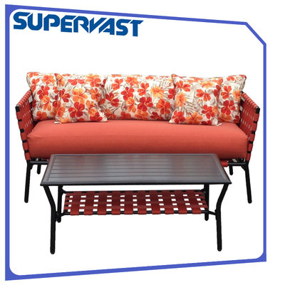 Outdoor Furniture Patio Furniture Seating Sets Multi Color 4PC Steel Frame