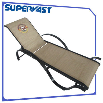 Streamline Aluminum Frame Outdoor Patio Furniture Adjustable Sling Chaise Lounge