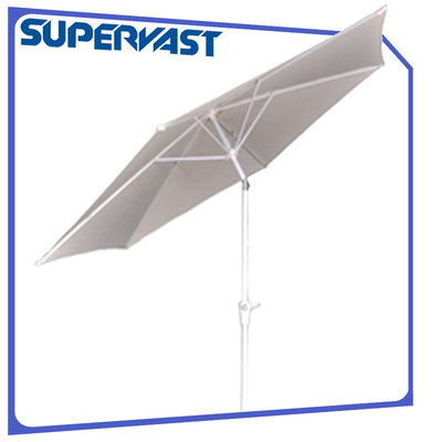 270/300cm Aluminum Outdoor Patio Market Tilt Umbrella Deck Sunshade