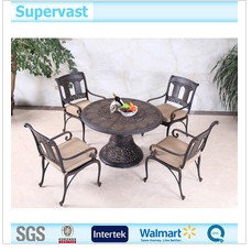 Luxury Cast Aluminum Patio Furniture , Outdoor Garden Decorative Table And Chairs
