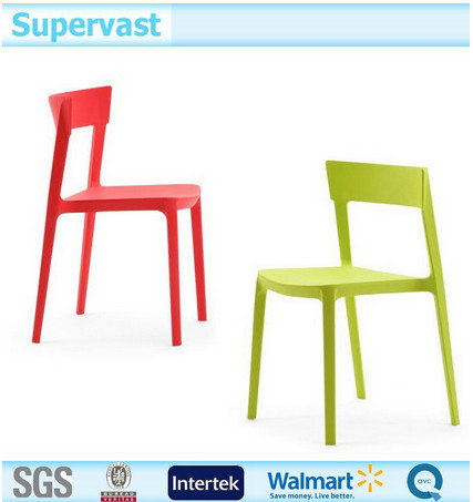 PP / Steel Stackable Plastic Chair Garden Outdoor Furniture for Dinning Picnic