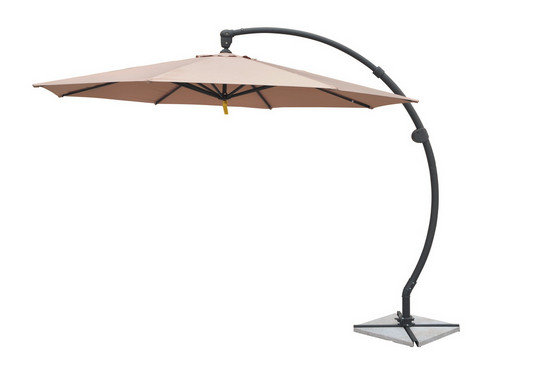 3.5m Alu. Luxury Curvedback Hanging Umbrella Modern Outdoor Leisure Furniture