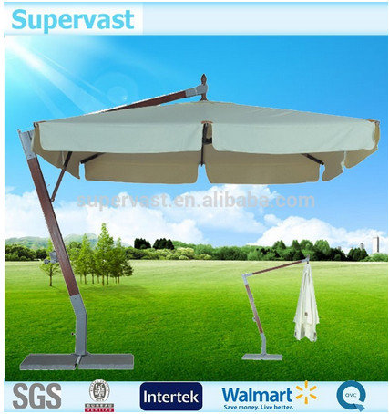 10X10FT Square Offset Patio Umbrella , Extra Large Patio Umbrella For Sunshade