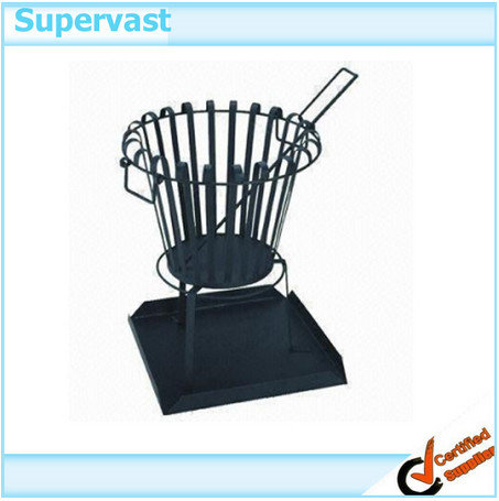 Eco - Friendly Patio Furniture Accessories Outdoor Welded steel fire basket