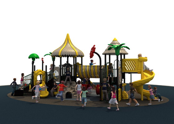 China Anti Skid Pvc Coated Outdoor Playground Equipment For Children supplier