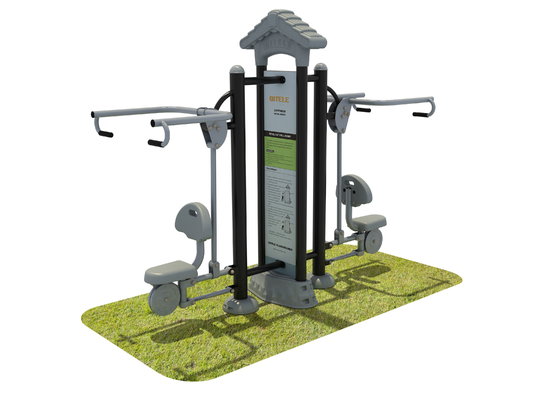 China Aluminum Steel Fitness Equipment Outdoor , Garden Fitness Equipment supplier