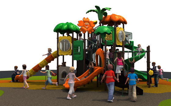 China Kids Plastic Outdoor Play Equipment , Outdoor Preschool Equipment supplier