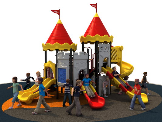 China Outdoor Commercial Playground Equipment , Garden Play Equipment For Children supplier