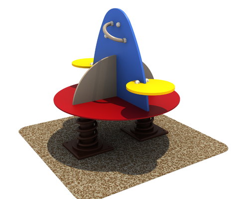 China 90 * 108 * 95 cm Kids Playground Spring Rider For Kindergarten supplier