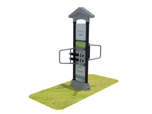 China Customized Outdoor Fitness Machines Galvanized Steel Water Proof supplier