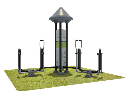 China Park Outdoor Fitness Equipment Multifunction Galvanized Steel supplier