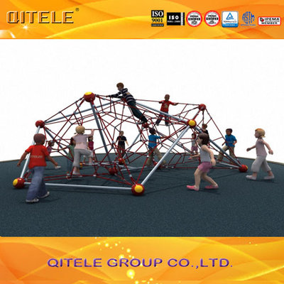 China Double Star Shape Ropes Playground Climbing Net With 6pcs Wire - Rope Inside supplier