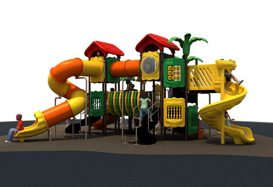 Lldpe Plastic Kids  Outdoor Playground Equipment With 1090*770*480cm supplier