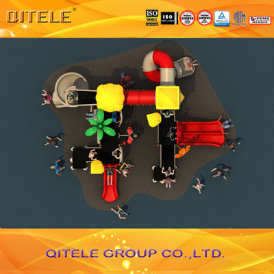 Qitele Children commercial play games playground for amusement park supplier