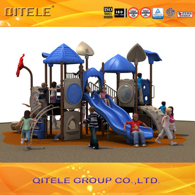 Used commercial playground equipment  plastic playground slide supplier