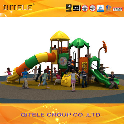 Qitele kids customized commercial playground equipment for shcool supplier
