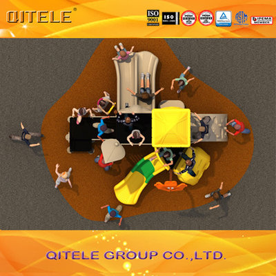 High Quality Plastic Outdoor Playground Type Free Design for Preschool supplier
