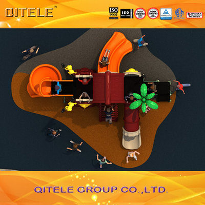 LLDPE,galvanized steel, high quality playground with slide,climber supplier