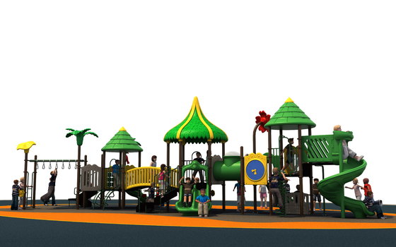 Customized Yard Play Equipment With Anti UV Material EN1176 Standard supplier
