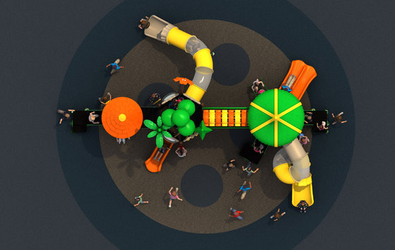 Children imported LLDPE outdoor playground equipment for park 1120*860*640CM supplier