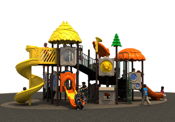 new nature design   and  outddoor playground equipment with slides for kids supplier
