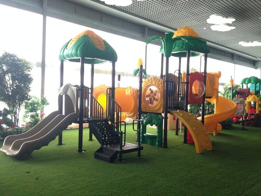 2016 Large Kindergarten Kids Plastic Outdoor Playground for kindergarten and park supplier