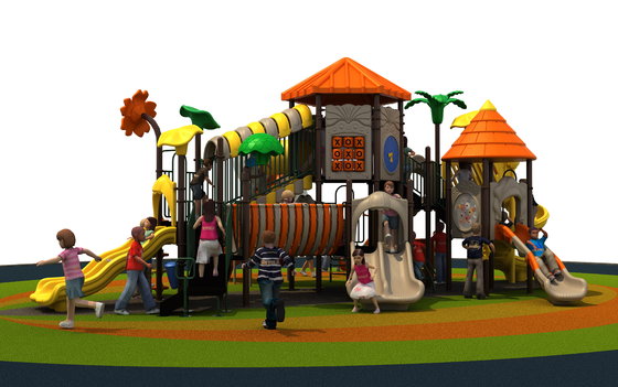 Multi Color Outdoor Play Area Equipment 990 * 800 * 660 CM LLDPE supplier