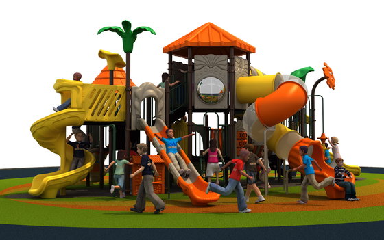 Multi Color Outdoor Play Area Equipment 990 * 800 * 660 CM LLDPE supplier