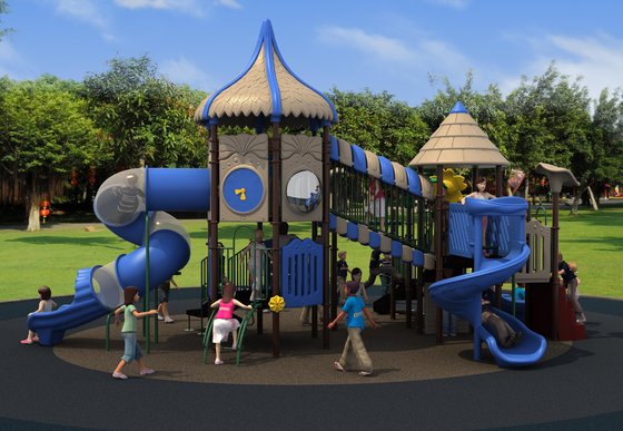 Park Amusement Outdoor Playground Equipment With Lldpe Slide supplier