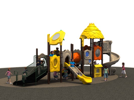 new nature design funny and colorful outddoor playground equipment with slides for kids supplier