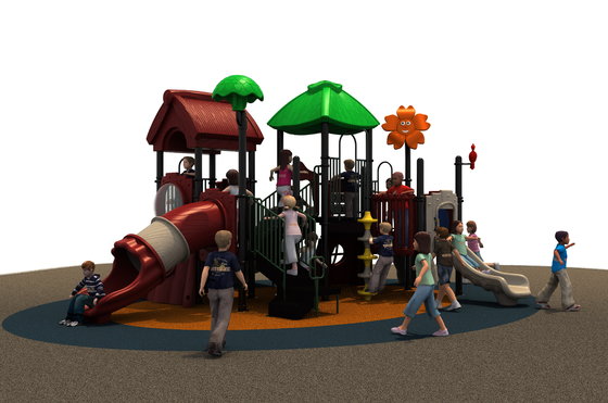 Plastic Playground Material and Outdoor Playground Type for play areas supplier