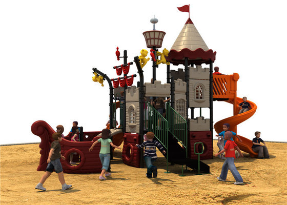 Kids Backyard Play Equipment With Color Animals , Outdoor Park Equipment supplier
