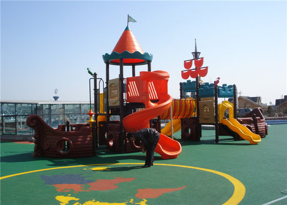 Kids Backyard Play Equipment With Color Animals , Outdoor Park Equipment supplier