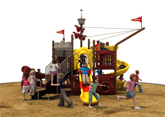 Outside Equipment For Children , Outdoor Commercial Playground Equipment supplier