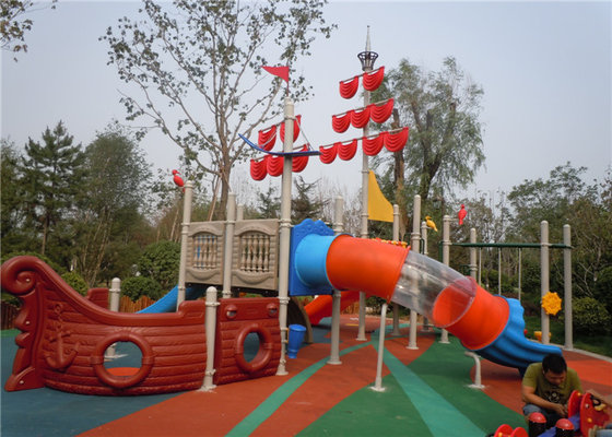 Outside Equipment For Children , Outdoor Commercial Playground Equipment supplier
