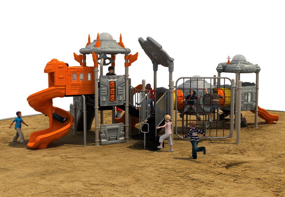 Outdoor Playground  Plastic Playground Material climbing play system for kids supplier