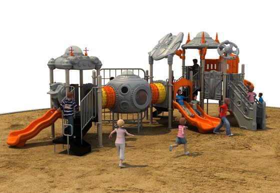 Outdoor Playground  Plastic Playground Material climbing play system for kids supplier
