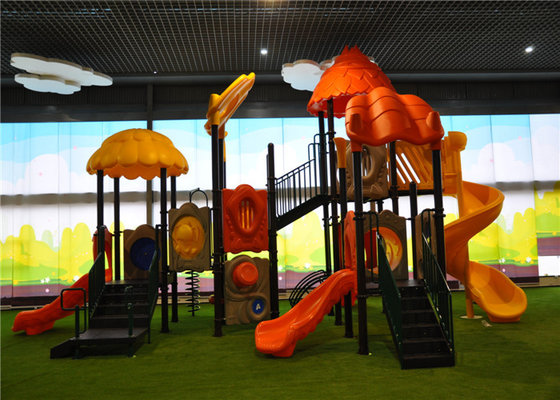 Attractive children used outdoor playground equipment with climber slide supplier
