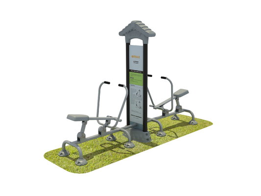 LLDPE Plastic Outdoor Fitness Equipment For Park ASTM Certificate supplier
