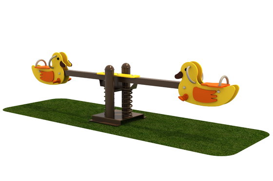 Fitness Plastic Seesaw For Kids , Playground Equipment Seesaw supplier