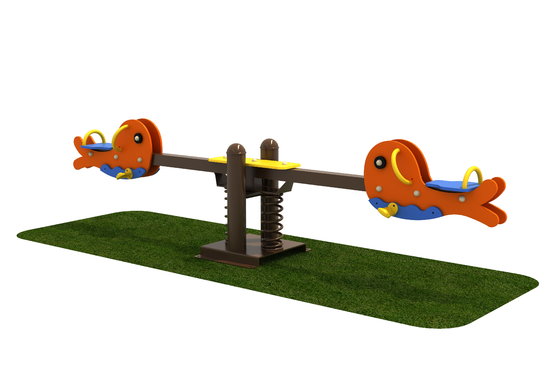 Stainess Steel Seesaw Playground Equipment Durable Imitate Animal Shape supplier