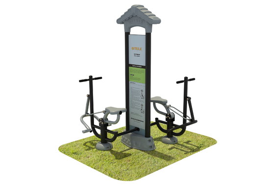 Small Fitness Park Equipment , Playground Gym Equipment Customized supplier