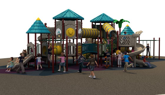 2016 new Plastic Playground,LLDPE Material and Outdoor Playground Type Children Playground supplier