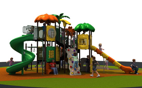 Kids Plastic Outdoor Play Equipment , Outdoor Preschool Equipment supplier