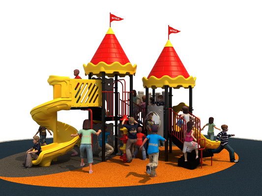 Outdoor Commercial Playground Equipment , Garden Play Equipment For Children supplier