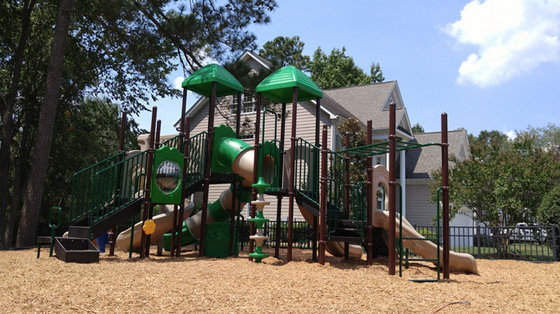 Outdoor Playground Plastic Playground Material play equipment used for preschool supplier