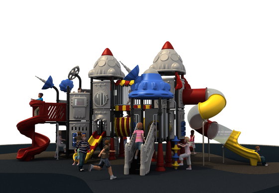 Plastic Playground,Plastic and metal part Material and Outdoor Playground Type outdoor playground supplier
